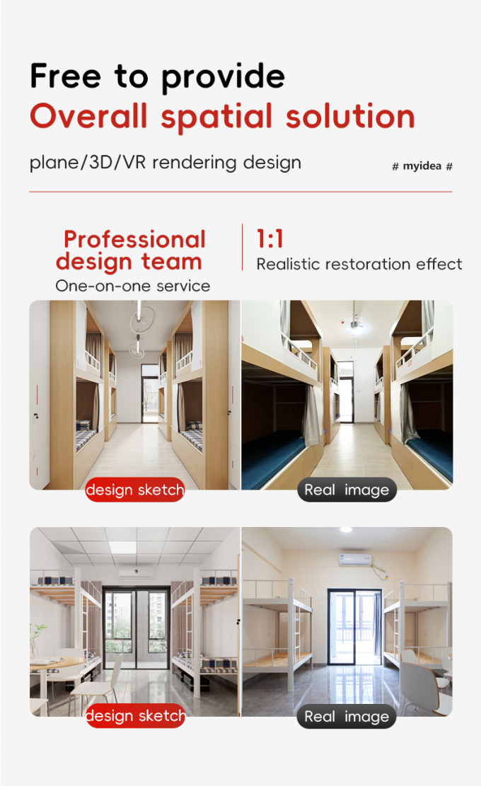 Kasur Hotel Kapsul yang dapat disesuaikan dengan kerusakan non-manusia ...